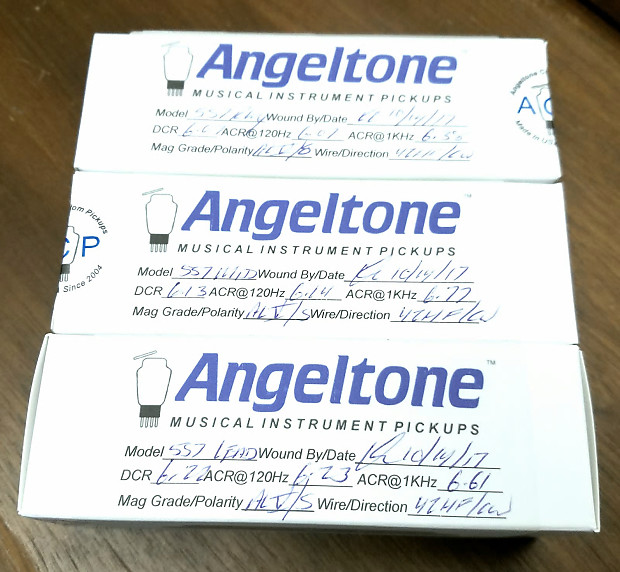 Angeltone 5S7 Handwound Single Coil Stratocaster Pickup Set | Reverb