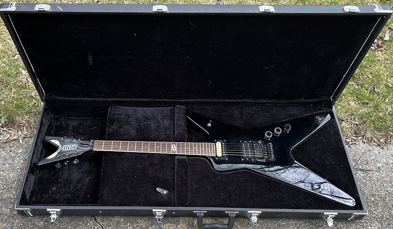 2007 Dean Dime Shadow ML W/OHSC Black Dimebag Darrell | Reverb