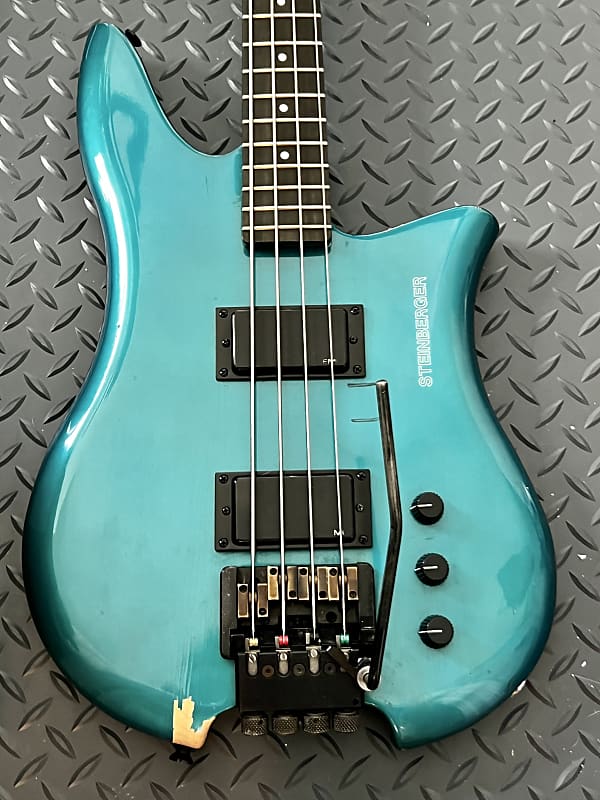 Steinberger USA XP v.1 TRANS TREM 1990 HEADLESS BASS RARE | Reverb