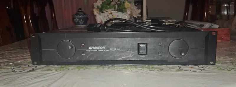 Samson servo 260 130 watt Stereo Rack Amplifier | Reverb