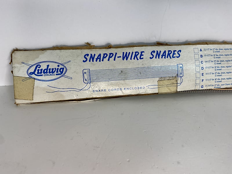 Ludwig L1930 20-Strand 14" Replacement Snare Wires, New old | Reverb
