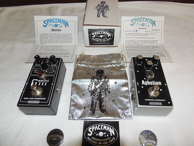 Spaceman Aphelion and Gemini III Black - Silver | Reverb