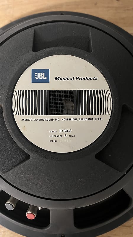 JBL E130-8 15" Speaker | Reverb