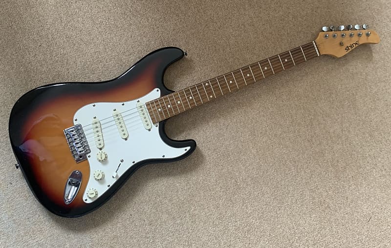 Shine Frontier SI-10 Electric Guitar Sunburst | Reverb