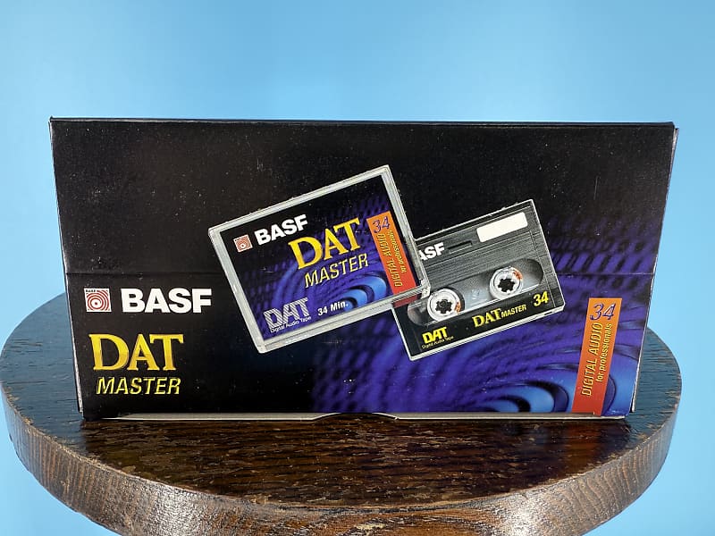 BASF DAT Master 34 Minute DAT Digital Audio Tape New 10 PK | Reverb