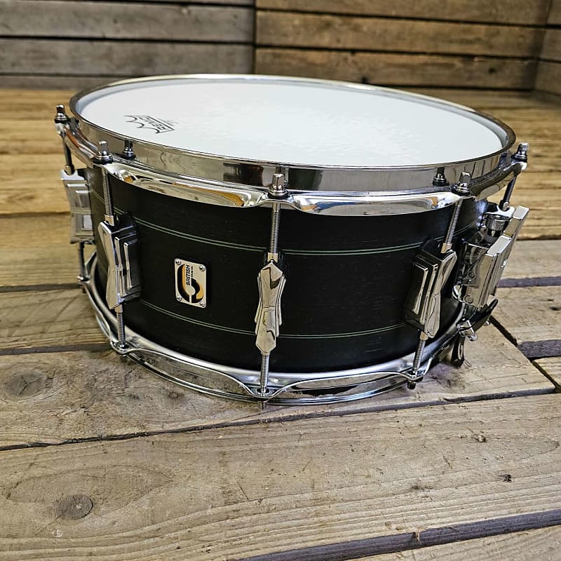 British Drum Co 14" Founders Reserve Purple Heart Snare Drum | Reverb