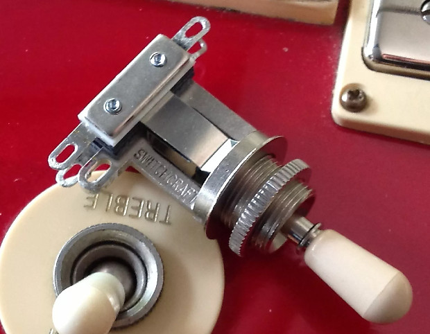 Switchcraft Short Frame 3-way Toggle Switch - Cream Tip | Reverb
