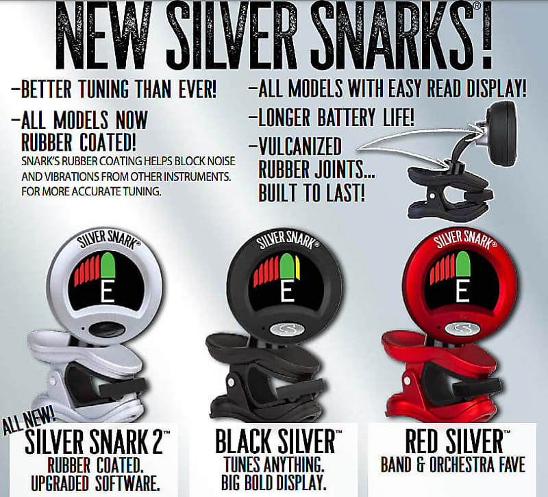 Snark Silver Snark 2 - Black Silver | Reverb