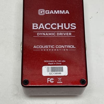 GAMMA BACCHUS 2000S - RED METALLIC | Reverb