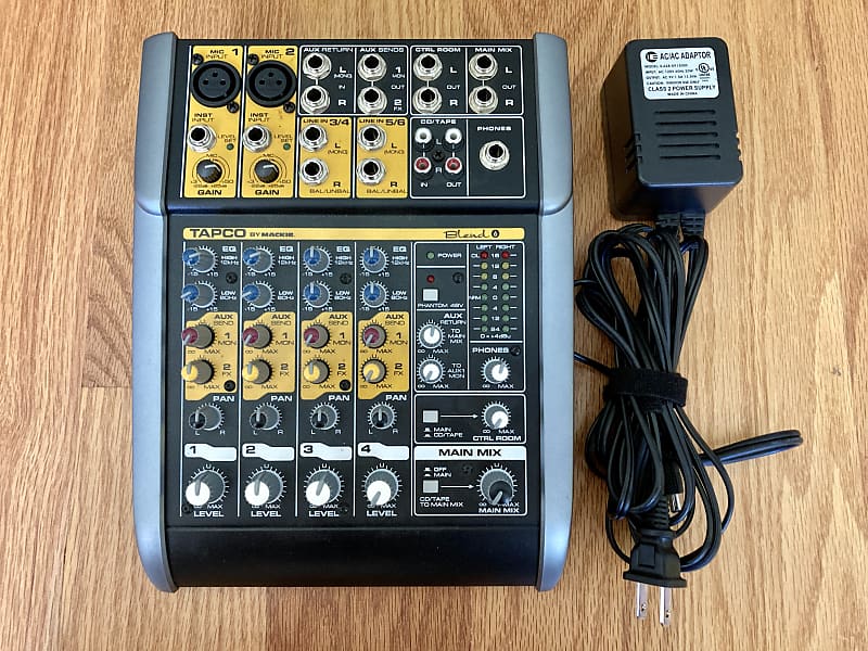 Tapco by Mackie Blend 6 6-Channel Mixer 2000s w/ original | Reverb