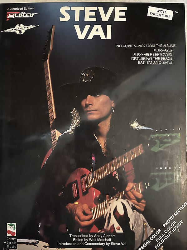 Steve Vai - S/T - Guitar Tab / Tablature Book Flex-able | Reverb