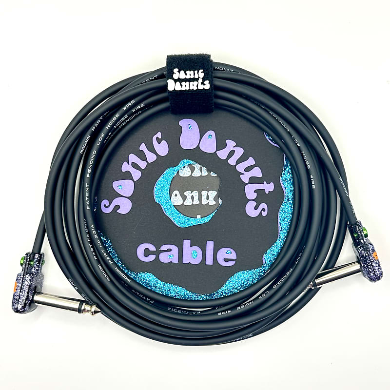 Sonic Donuts Cable 12' Instrument Right Angle-Right Angle | Reverb