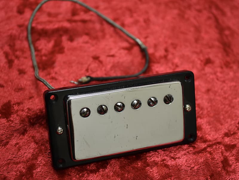 Gibson Humbucker patent # pickup 1960s - Chrome | Reverb