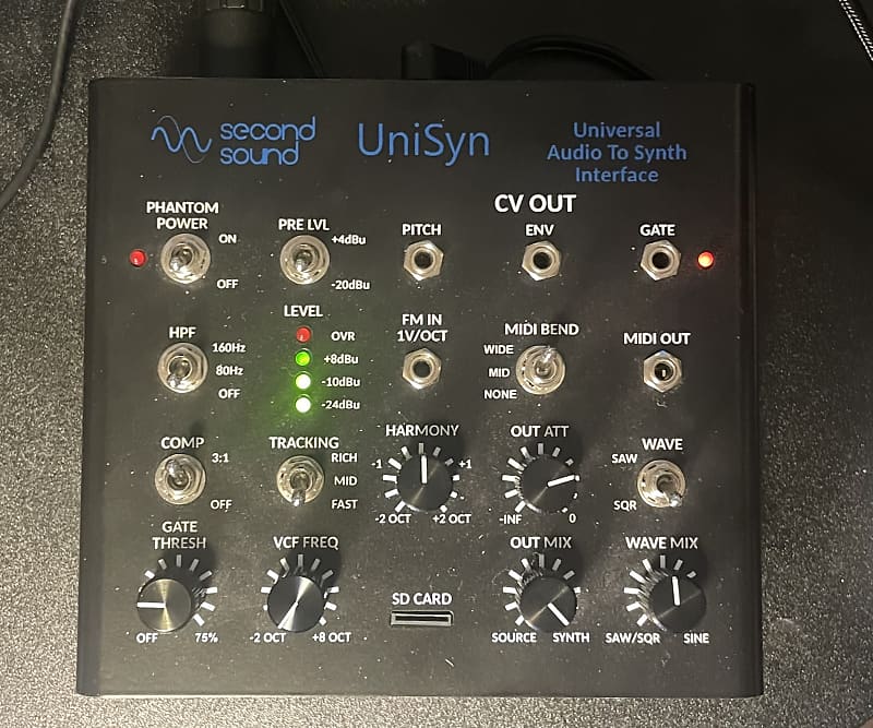 Second Sound UniSyn Pitch Tracking Synthesizer Pedal | Reverb