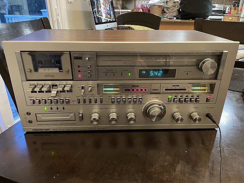 Soundesign 5988 PLL AM FM Stereo Receiver 8-Track & Cassette | Reverb