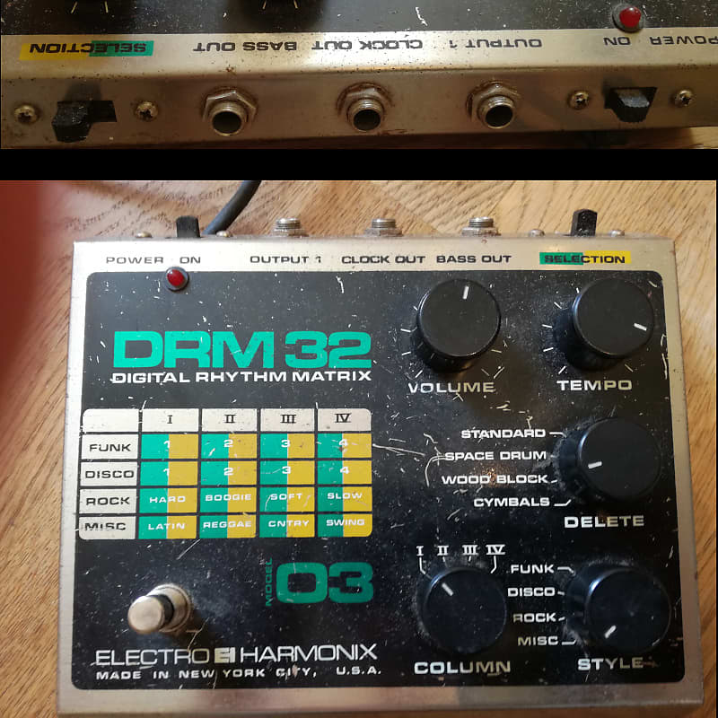 Harmonix DRM 32 70er drum machine silver/black | Reverb