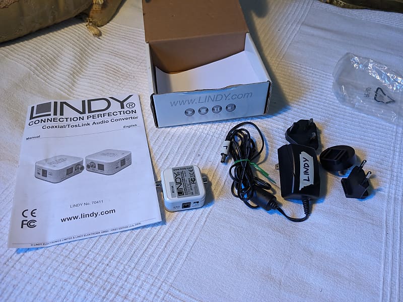 Lindy Coaxial / Optical Audio Converter 2010s - White | Reverb
