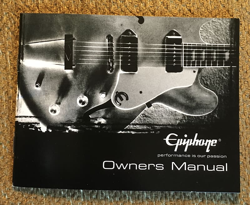 Epiphone Poster/owners manual/sticker | Reverb