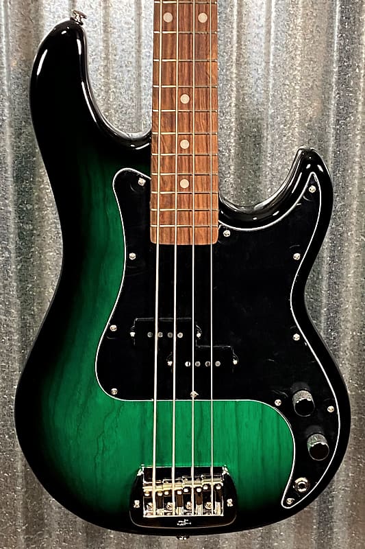 G&L USA LB-100 Greenburst 4 String Bass & Case #7273 | Reverb