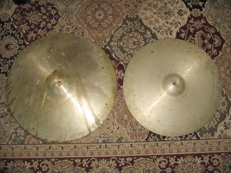 Two Vintage Cymbals 16" and 18" Krut & Super | Reverb