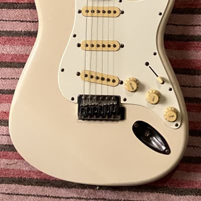 1995 Fender Black Label Squier Series Stratocaster MIM Strat | Reverb