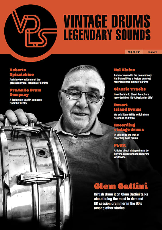 Vintage Drums Legendary Sounds Magazine : Volume #1 | Reverb