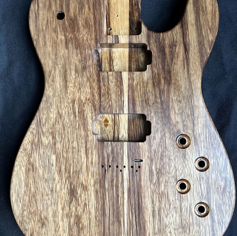 Custom Telecaster LP Style Black Limba 2023 - Natural Nitro | Reverb