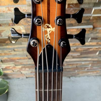 Tobias Toby Pro 6 String Bass Guitar 2000s Vintage Sunburst | Reverb