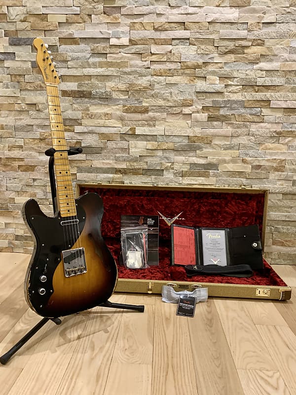 Fender Custom Shop Thinline Loaded Relic Nocaster Electric | Reverb