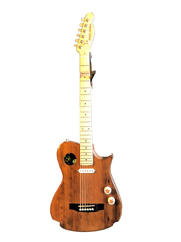 Crude Luthier - Alfonso The Road Man - Hollow Wine Vat Wood - | Reverb