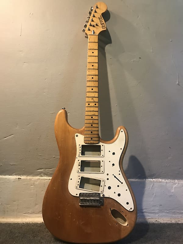 Univox Ripper Natural project Guitar | Reverb