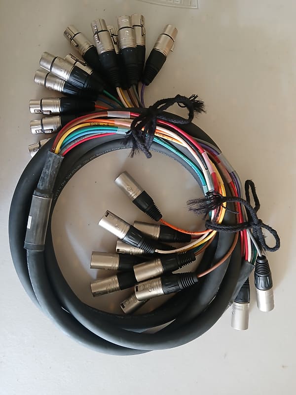 Gepco GA724112GFC 12-Pair IEM paired snake Male to Female | Reverb