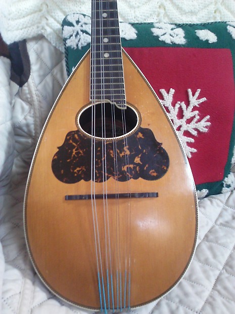 Washburn bowlback mandolin 1895 natural | Reverb