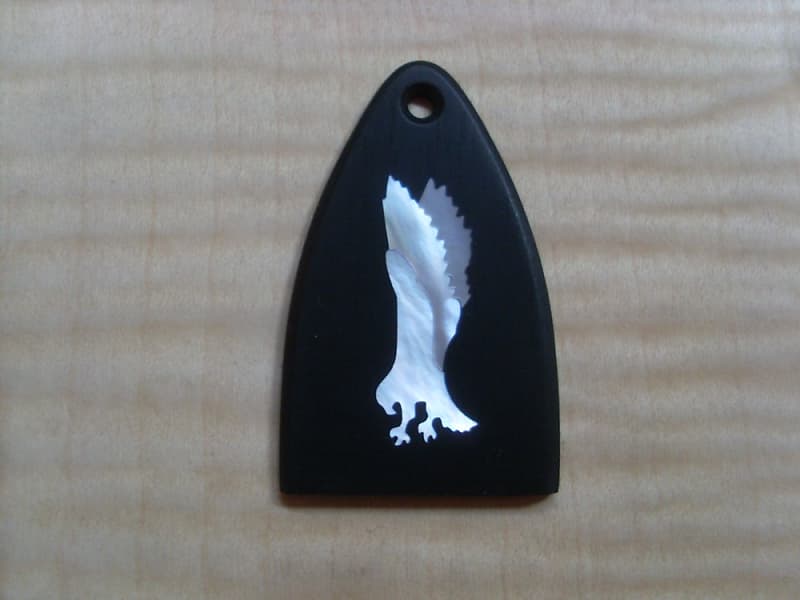 Custom Ebony Truss Rod Cover fits PRS SE style guitars, white | Reverb