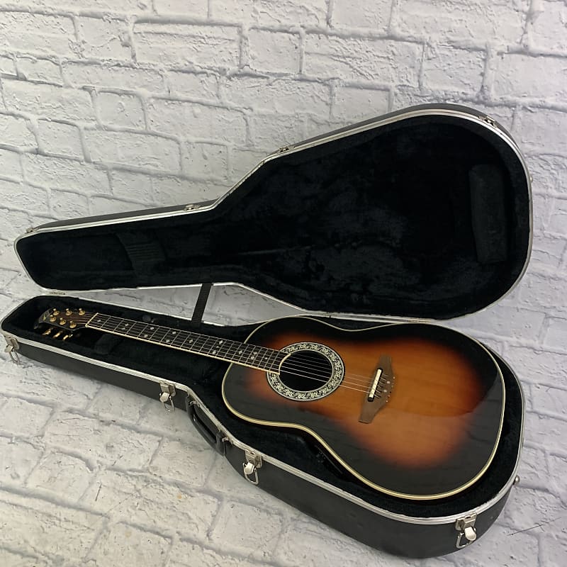 1986 Ovation Legend 1717 Sunburst Acoustic Electric Guitar w/ | Reverb
