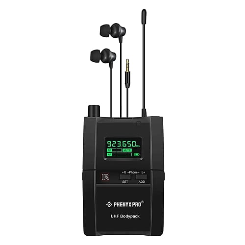 Phenyx Pro UHF Stereo Wireless In Ear Monitor System Bodypack | Reverb