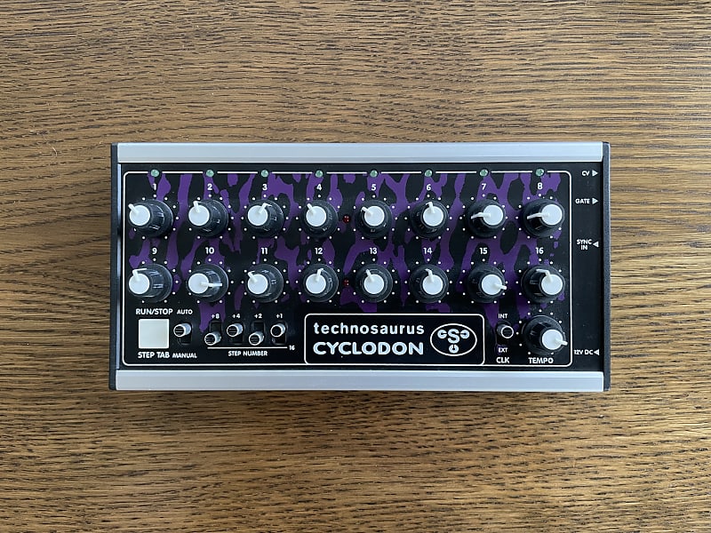 Technosaurus Cyclodon - Silver, black, purple | Reverb