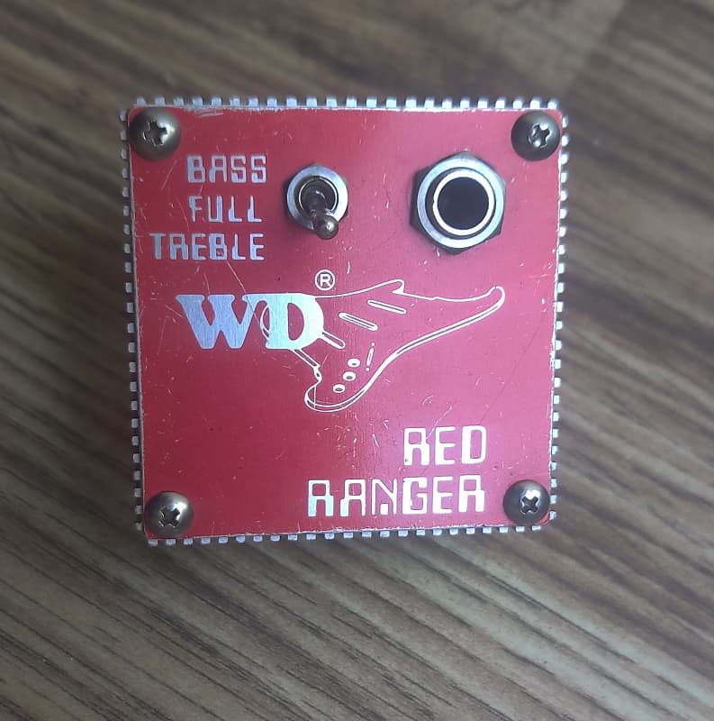 WD Red Ranger Treble Booster (Dan Armstrong Red Ranger Clone) | Reverb
