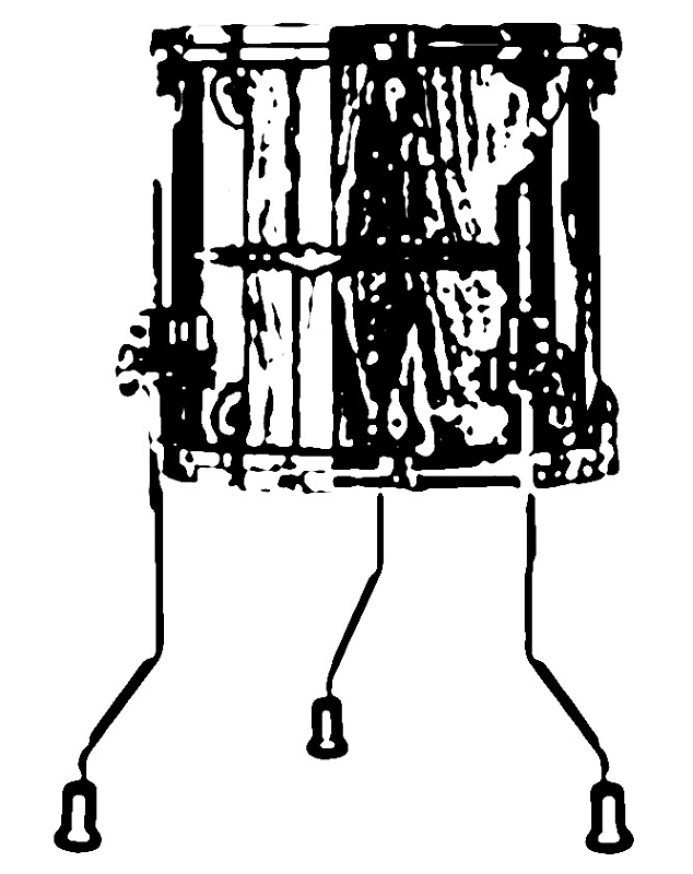 Tama TWF1414-PBK STAR Walnut Floor Tom 14" x 14" - Piano | Reverb UK