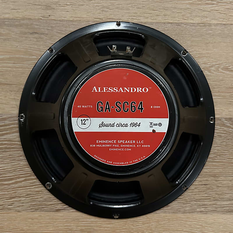 Eminence George Alessandro GA-SC64 40W 12" 8 ohm | Reverb