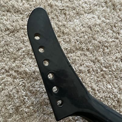 Harley Benton Black Explorer Style Guitar, Basswood Body, | Reverb UK