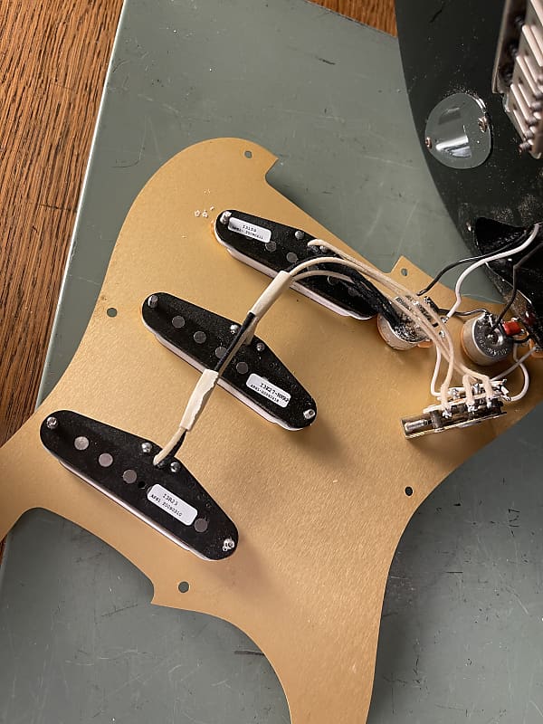 Squier Strat body with Stew Mac pickups and electronics | Reverb