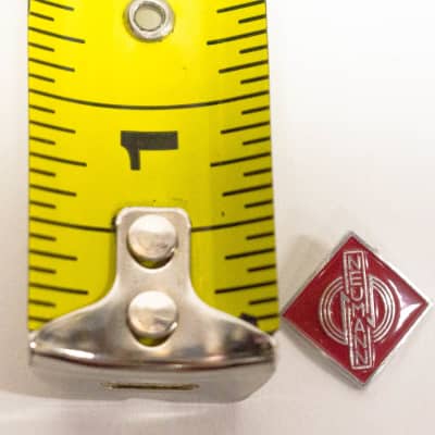 Genuine Neumann Replacement Red Badge for KMS 105 Microphone | Reverb