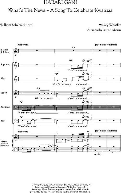 Habari Gani - What's the News? A Celebration of Kwanzaa | Reverb