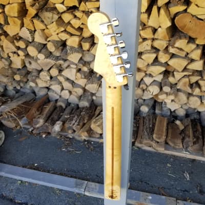 Musikraft Fender Guitar Neck Floyd Rose - Birds Eye Flamed | Reverb