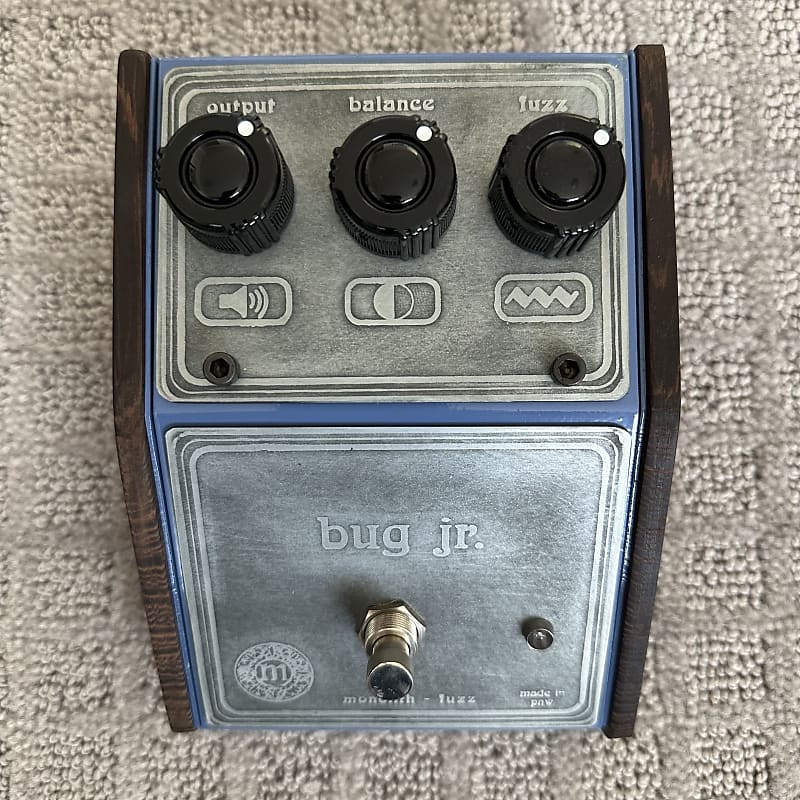 Monolith Fuzz Bug Jr Silicon Sustain Violet Rams Head Reverb