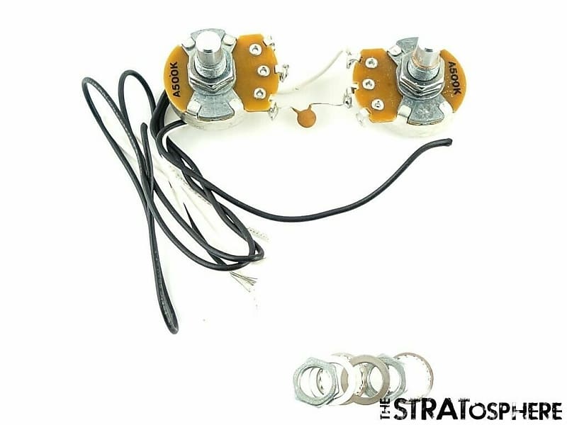 Fender Noventa Telecaster Tele POTS + WIRING 500K Guitar | Reverb