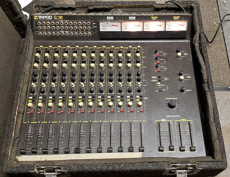 Vintage Electro Voice Tapco C 12 Mixing Console 1970's (As Is | Reverb