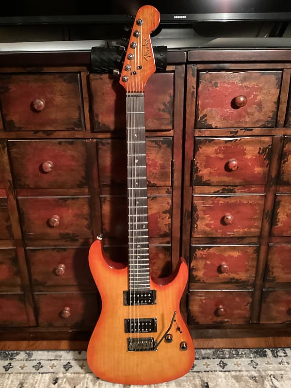 Fender Showmaster QMT Set Neck Seymour Duncan HH 2004 - | Reverb