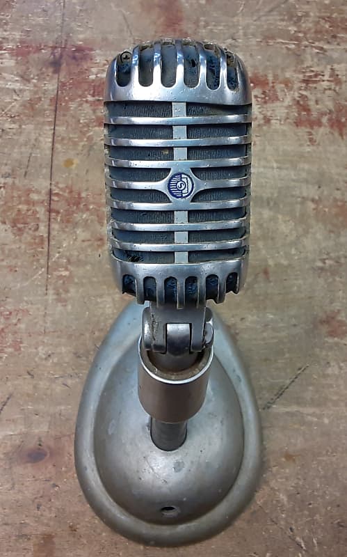 Vintage Shure 1957 Unidyne 55S Dynamic Microphone | Reverb